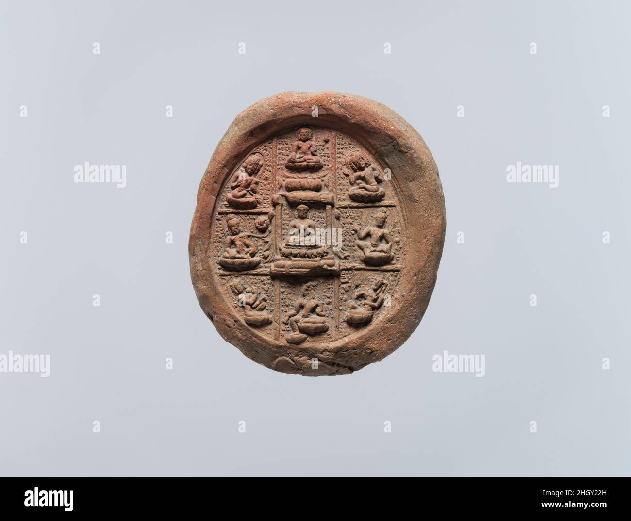 Molded Plaque Depicting a Mandala of the Eight Bodhisattvas 6th century ...