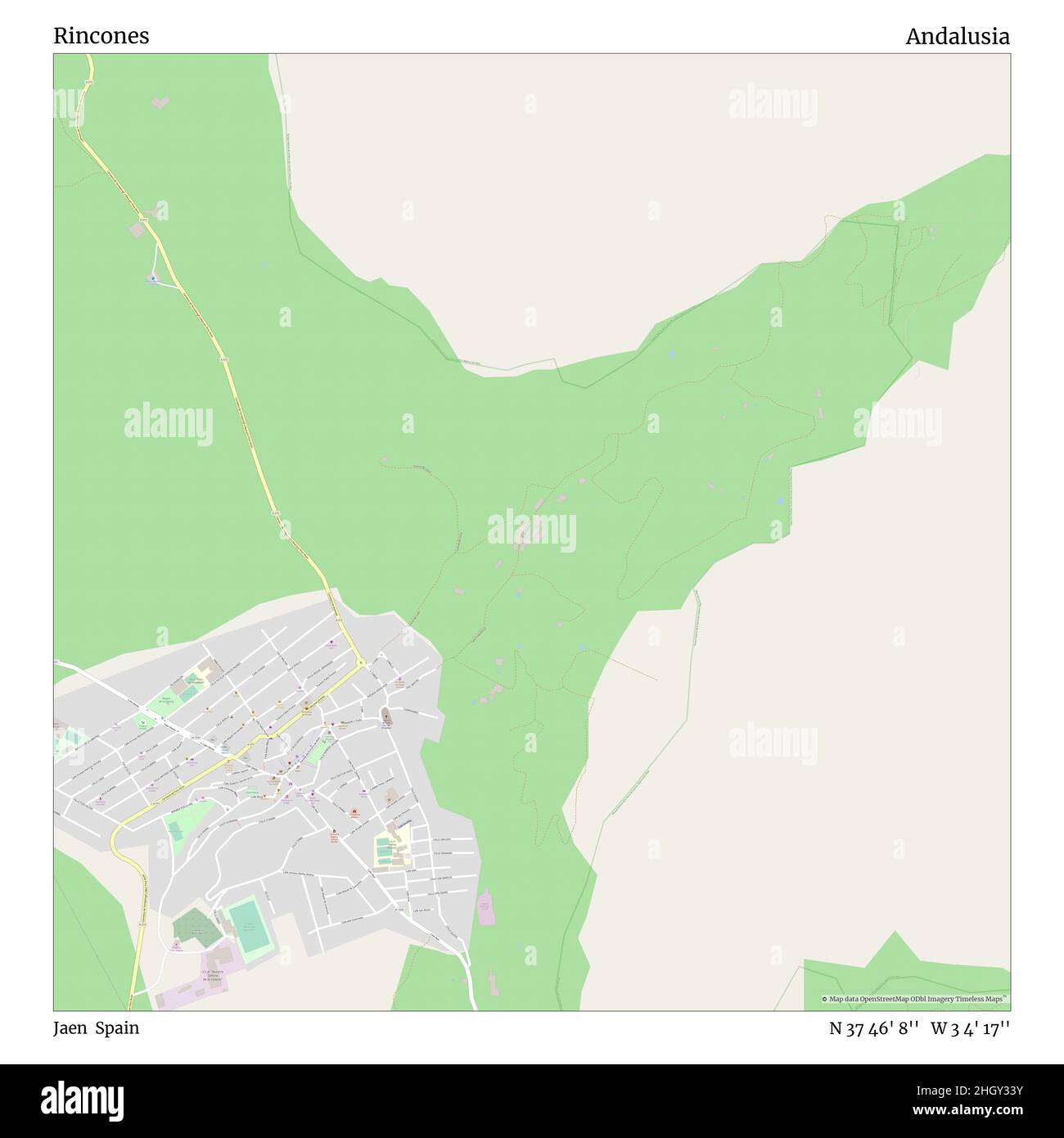 Map of jaen spain hi-res stock photography and images - Alamy