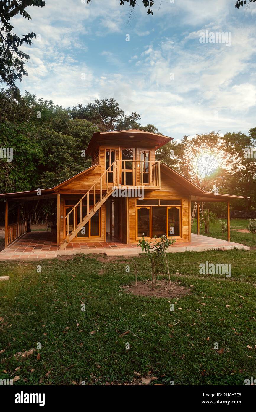 beautiful and spectacular Colombian sunrise with a person you love ...