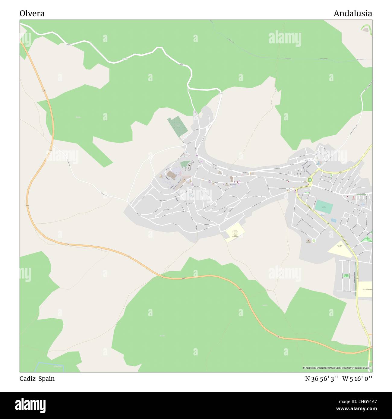 Olvera spain Cut Out Stock Images & Pictures - Alamy