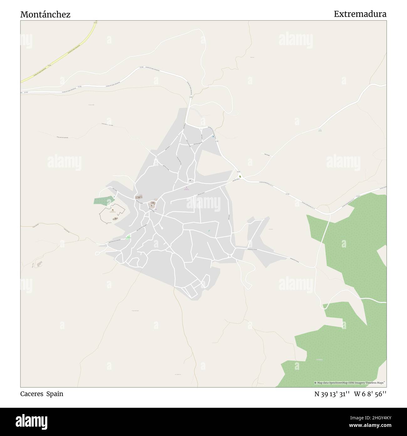 Caceres Spain Map High Resolution Stock Photography and Images - Alamy