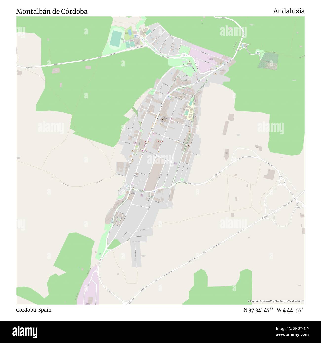 Map of montalban spain hi-res stock photography and images - Alamy