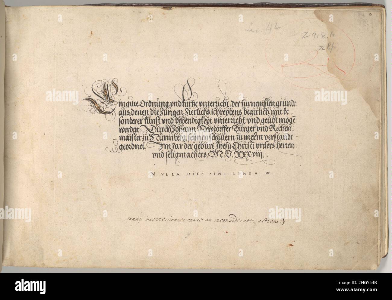 Johann neudorffer the elder hi-res stock photography and images - Alamy