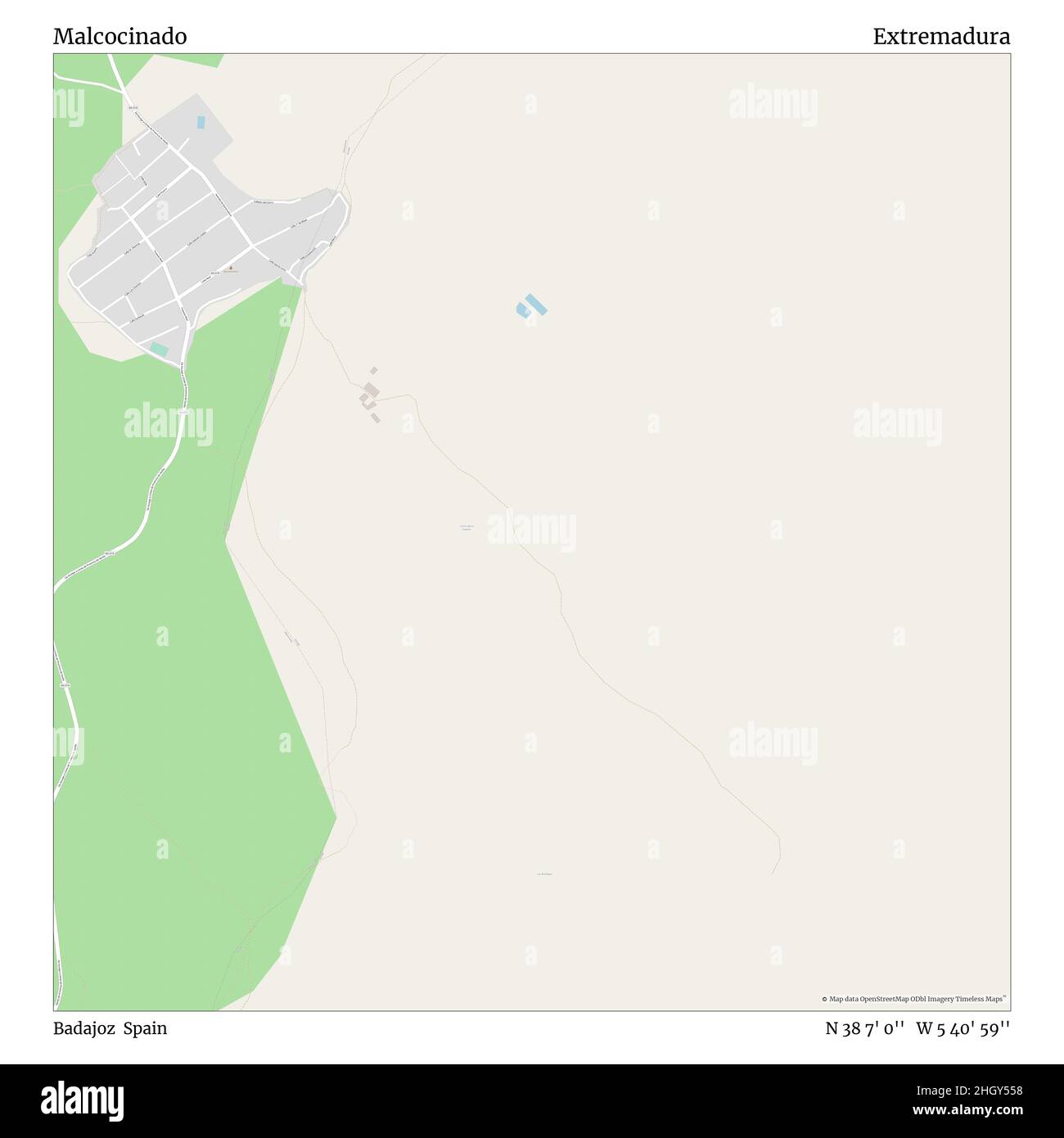 Map of badajoz hi-res stock photography and images - Alamy