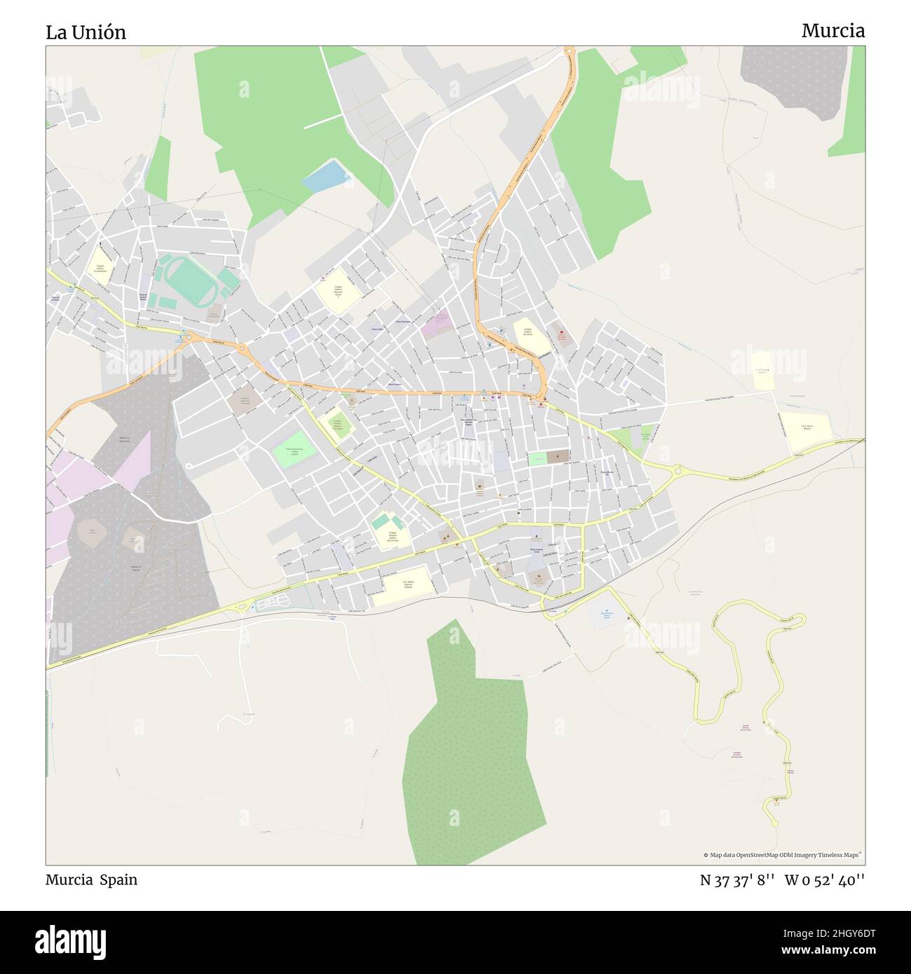 Map of la union spain hi-res stock photography and images - Alamy