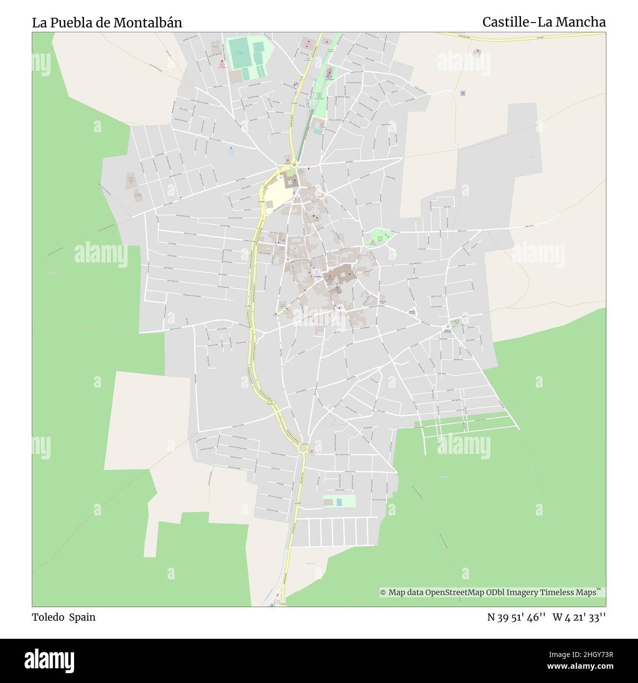 Map of montalban spain hi-res stock photography and images - Alamy