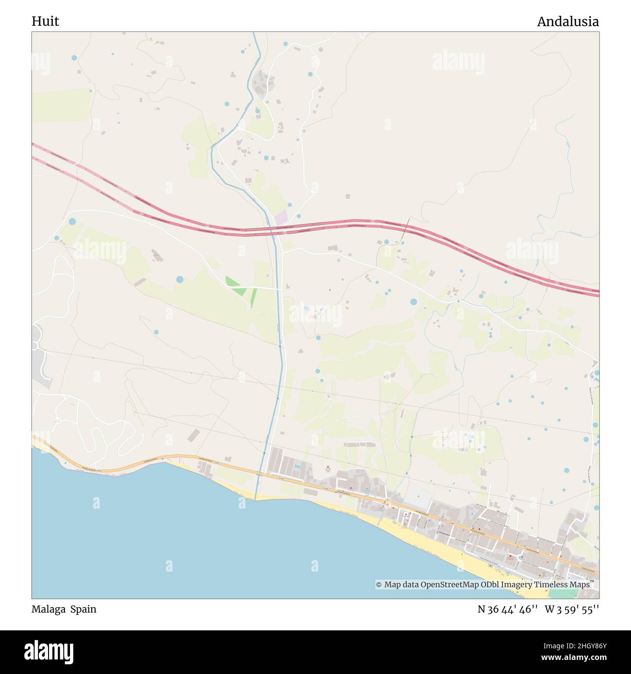 Huit, Malaga, Spain, Andalusia, N 36 44' 46'', W 3 59' 55'', map ...