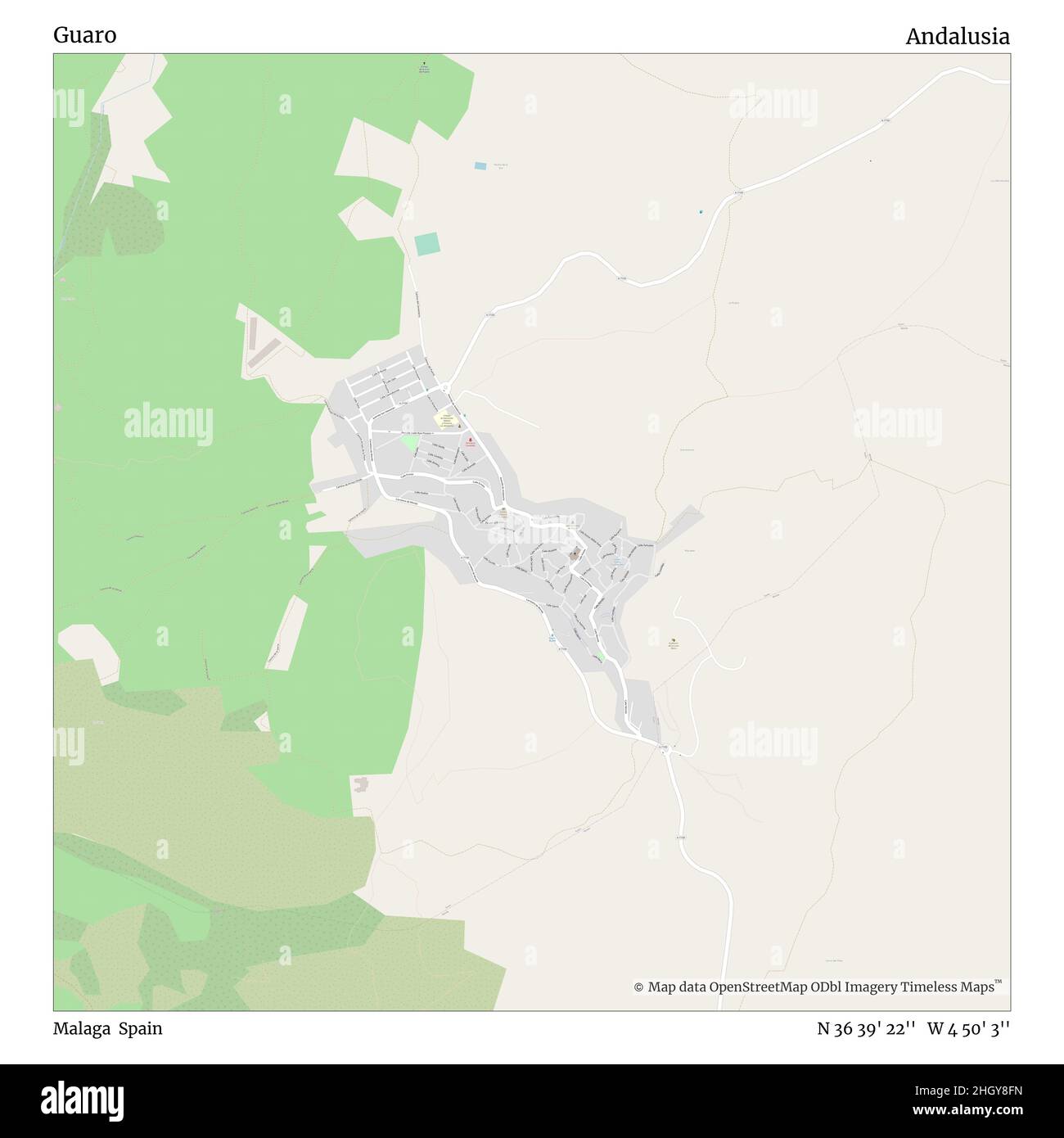 Guaro, Malaga, Spain, Andalusia, N 36 39' 22'', W 4 50' 3'', map ...
