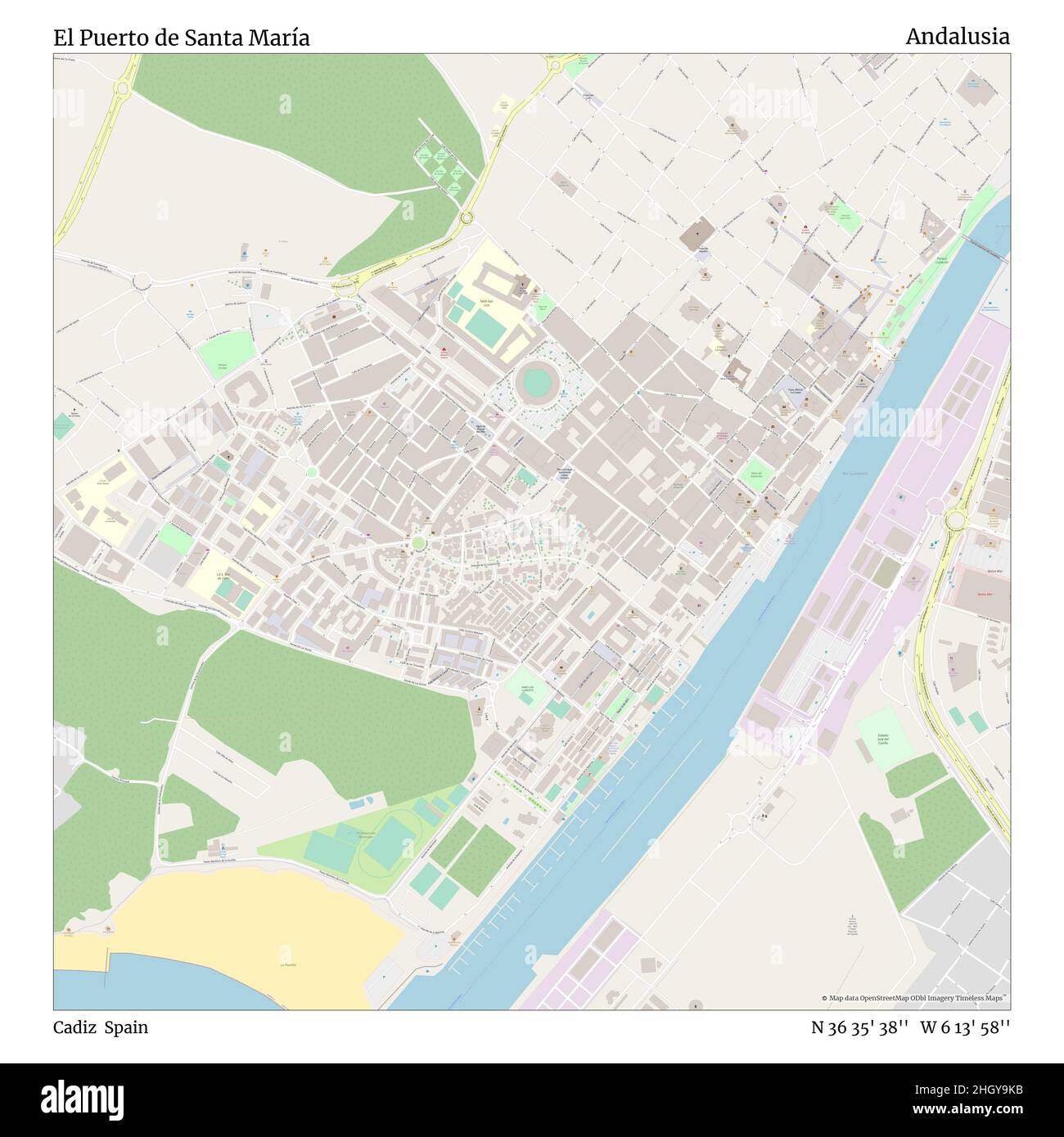 Tratamiento Preferencial histórico muestra mapa el puerto de santa ...