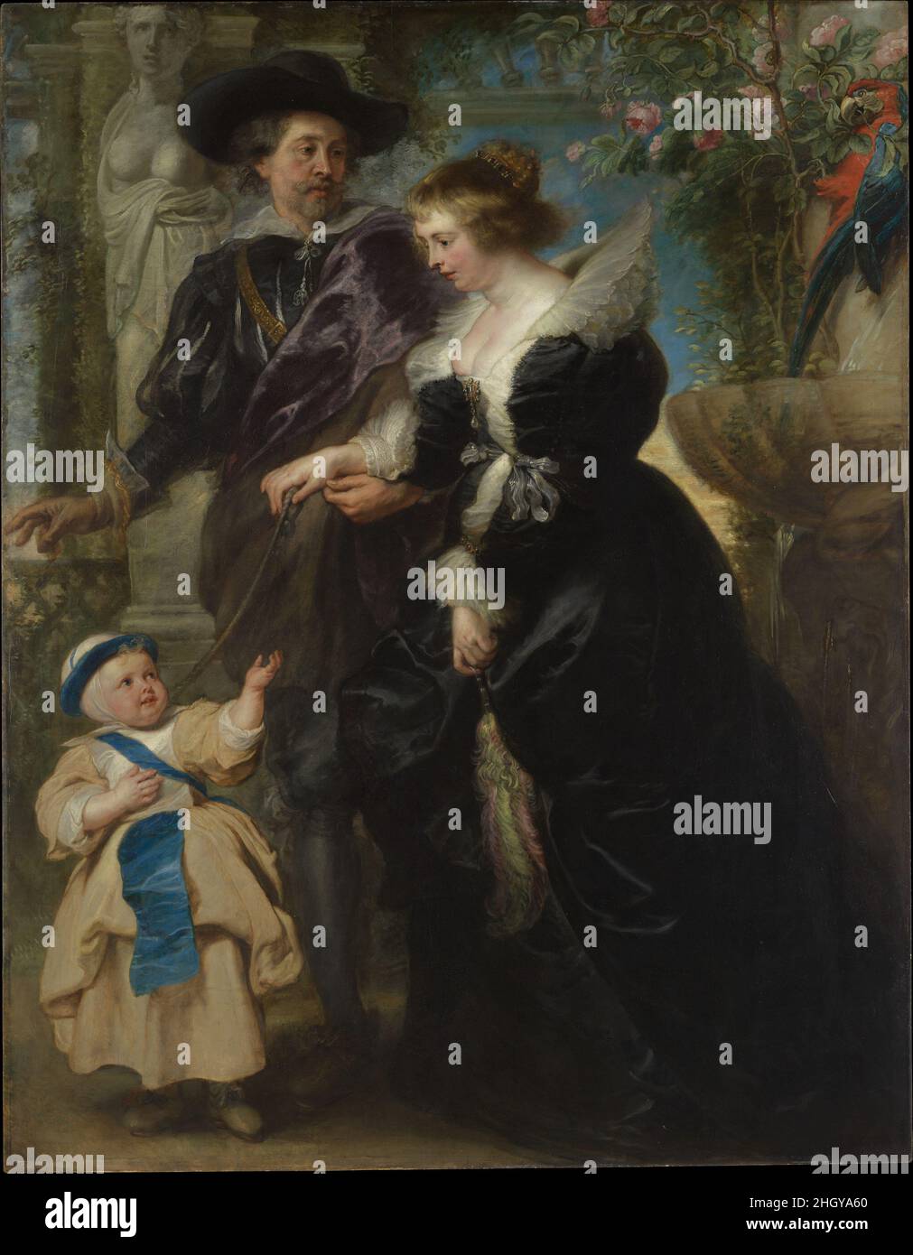 Rubens, Helena Fourment (1614–1673), and Their Son Frans (1633–1678) ca ...