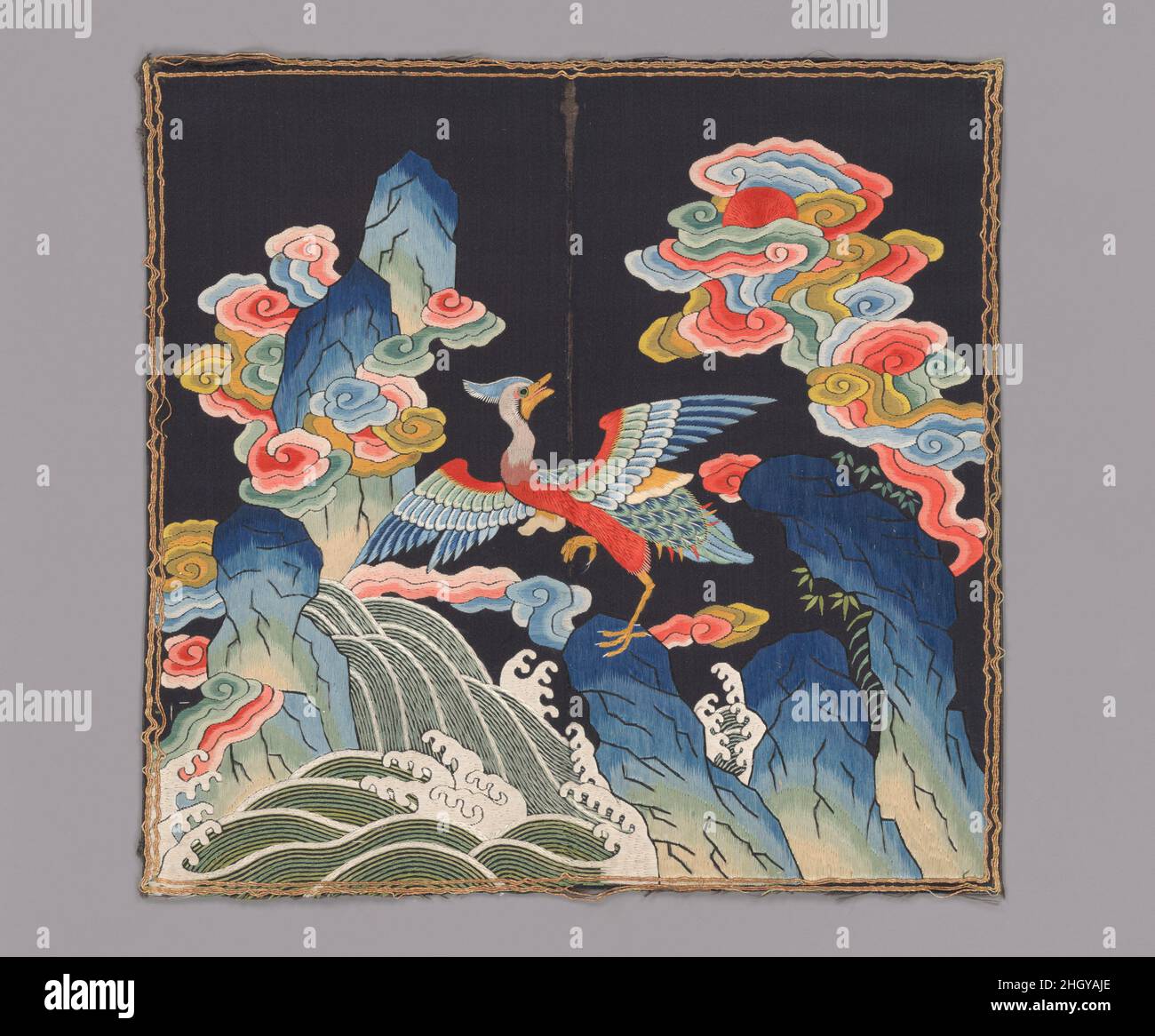 Rank Badge with Mandarin Duck early 18th century China. Rank Badge with ...
