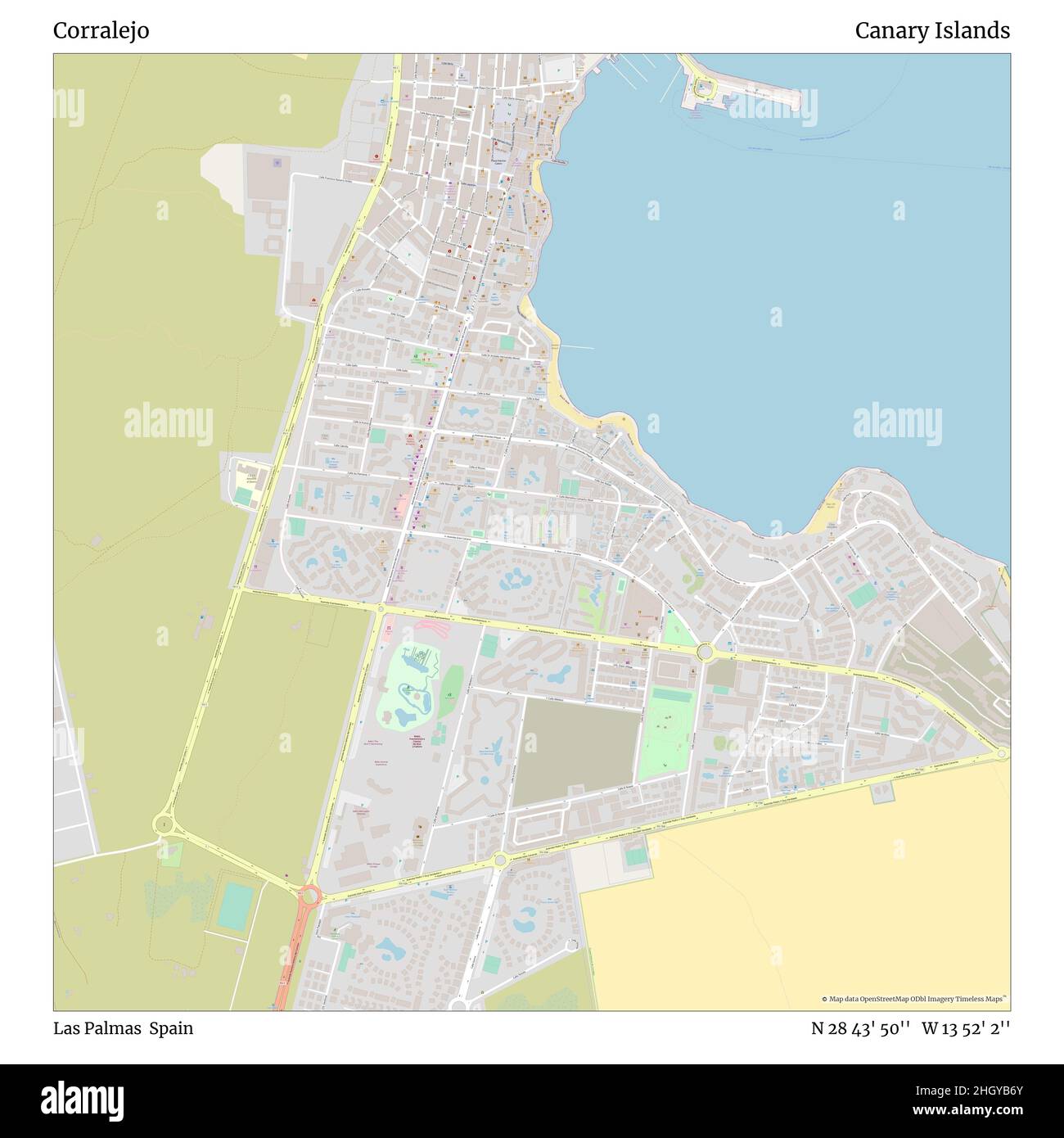 Corralejo, Las Palmas, Spain, Canary Islands, N 28 43' 50'', W 13 52' 2 ...