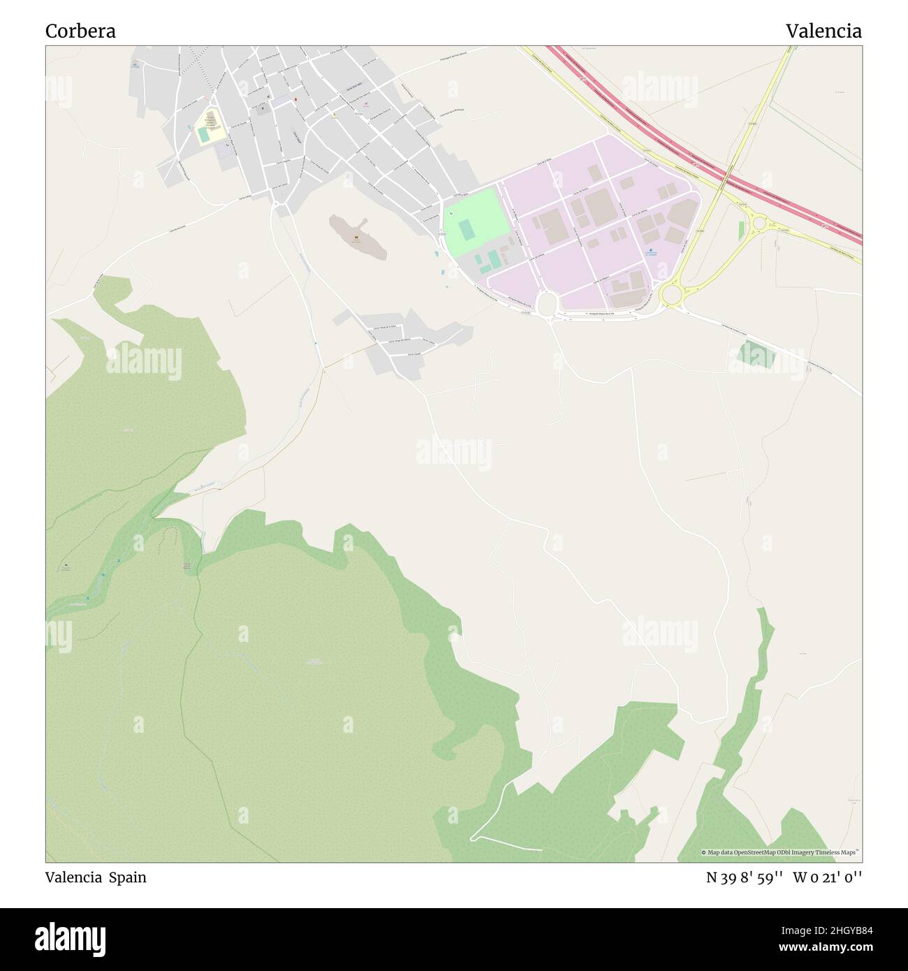 Corbera, Valencia, Spain, Valencia, N 39 8' 59'', W 0 21' 0'', map ...