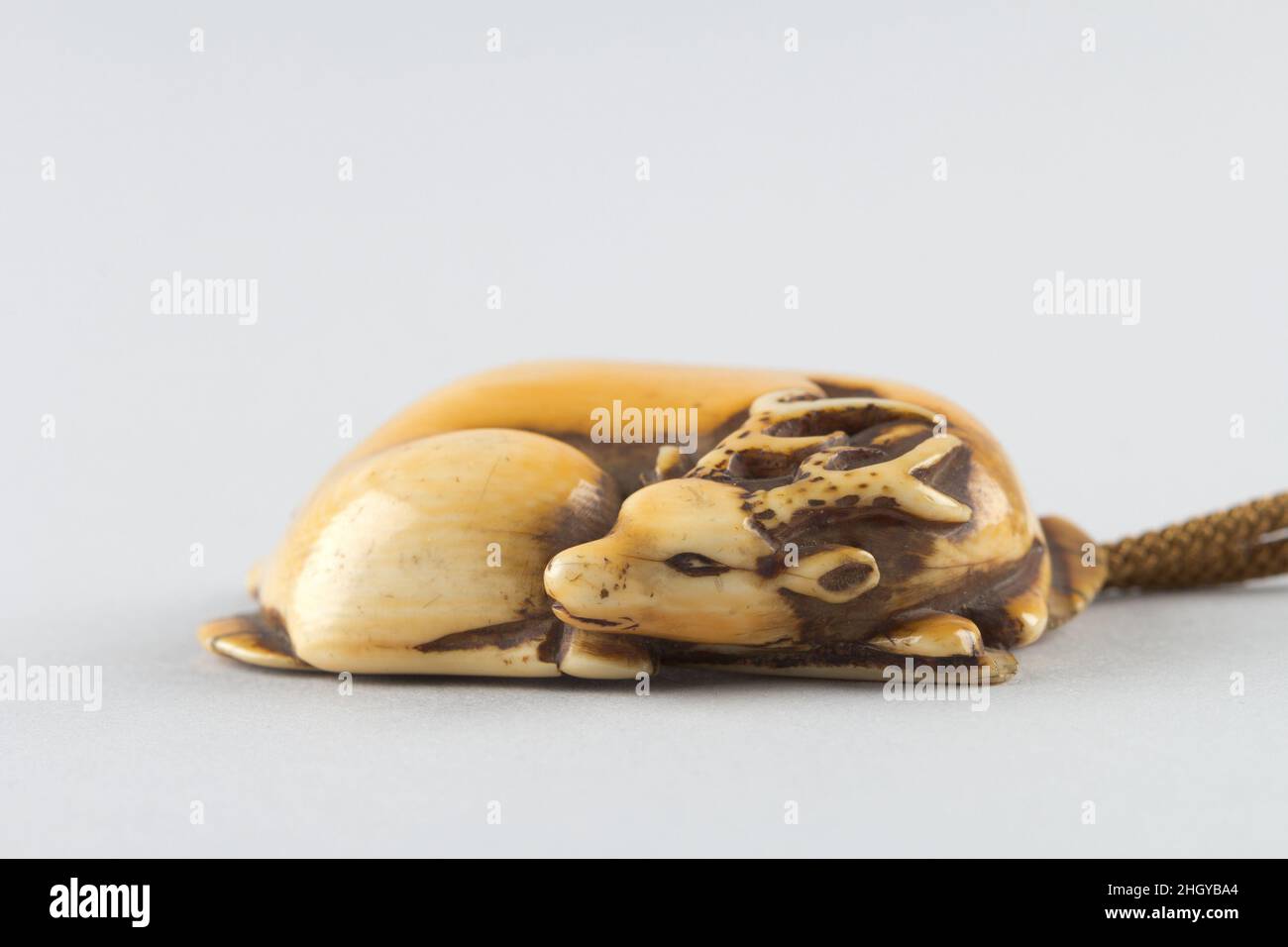 Netsuke in the Shape of a Deer 19th century Japan. Netsuke in the Shape of a Deer. Japan. 19th ...