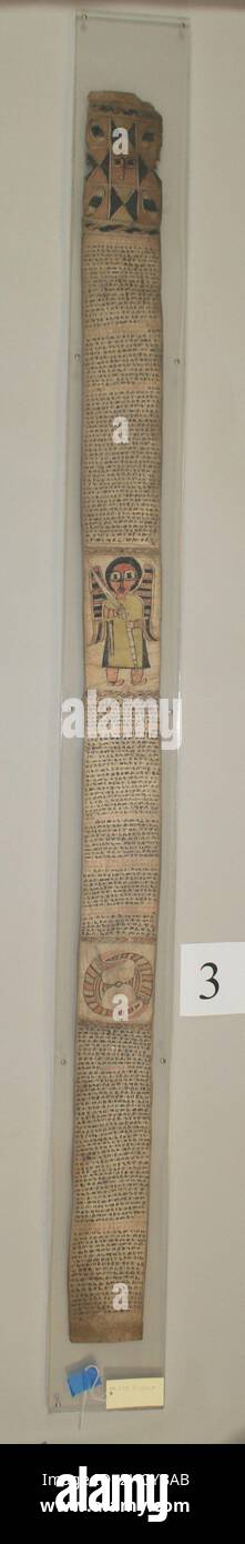 Healing Scroll 19th century Amhara or Tigrinya peoples In Ethiopia ...
