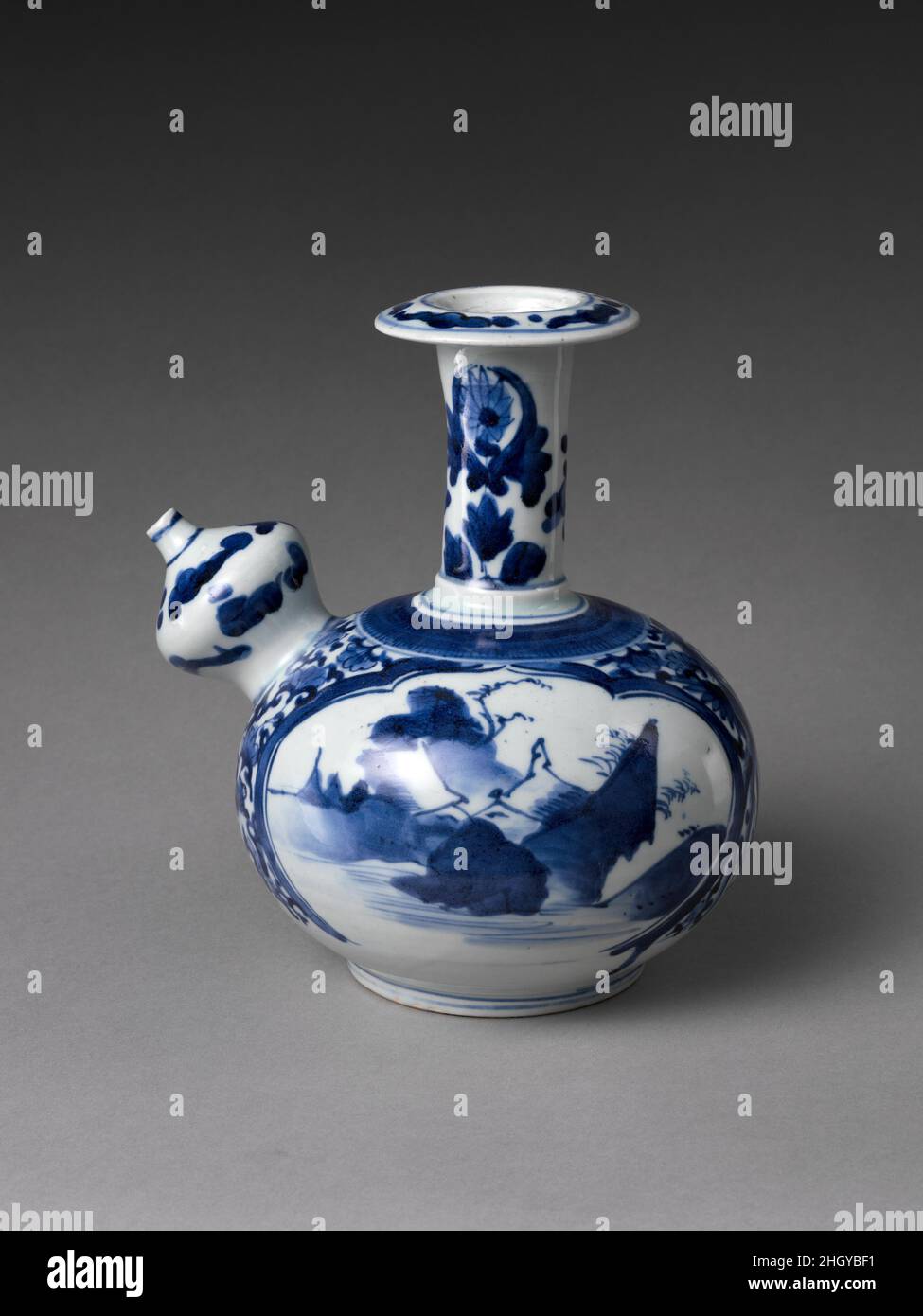 Pouring vessel (kendi) with landscape 1660–80 Japanese, for European ...