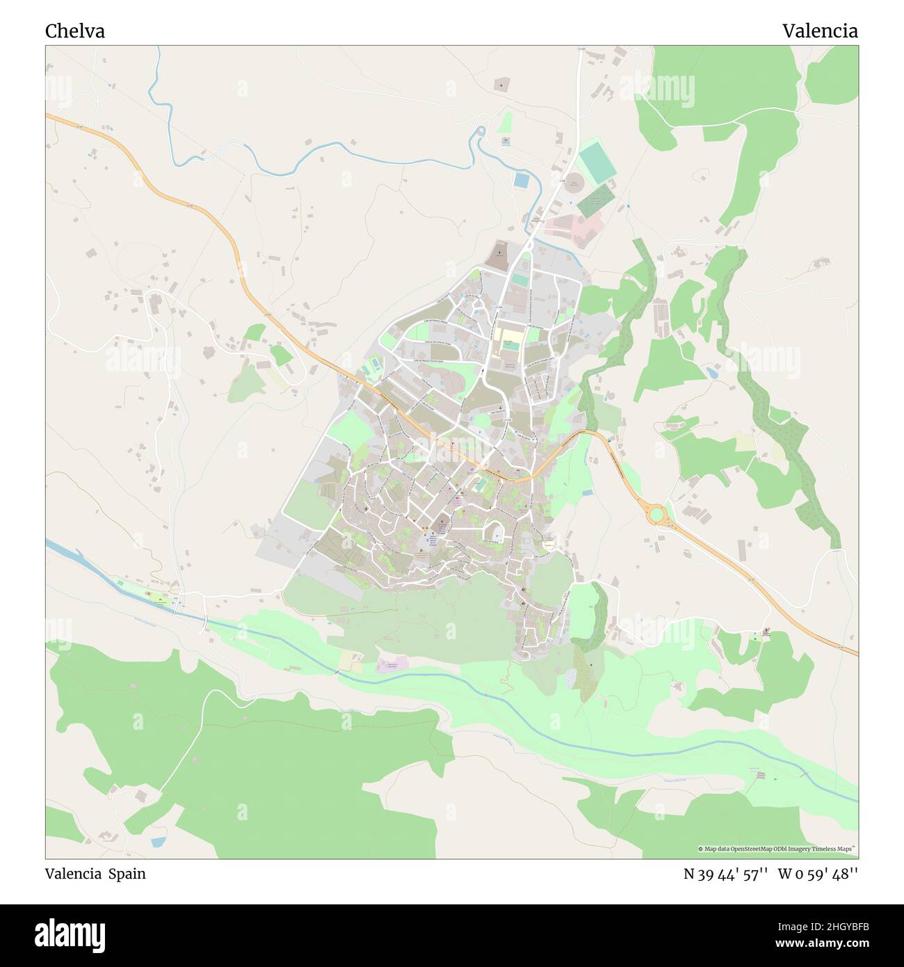 Map of chelva spain hi-res stock photography and images - Alamy
