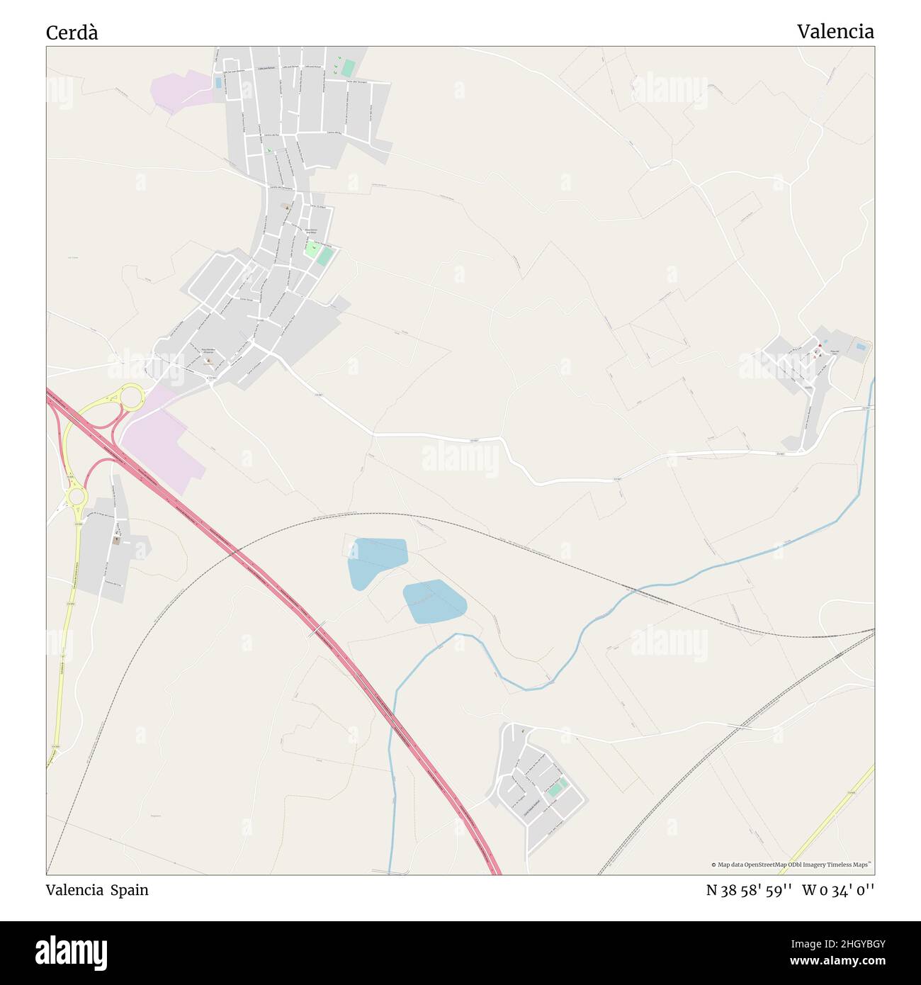 Plan cerdà map hi-res stock photography and images - Alamy