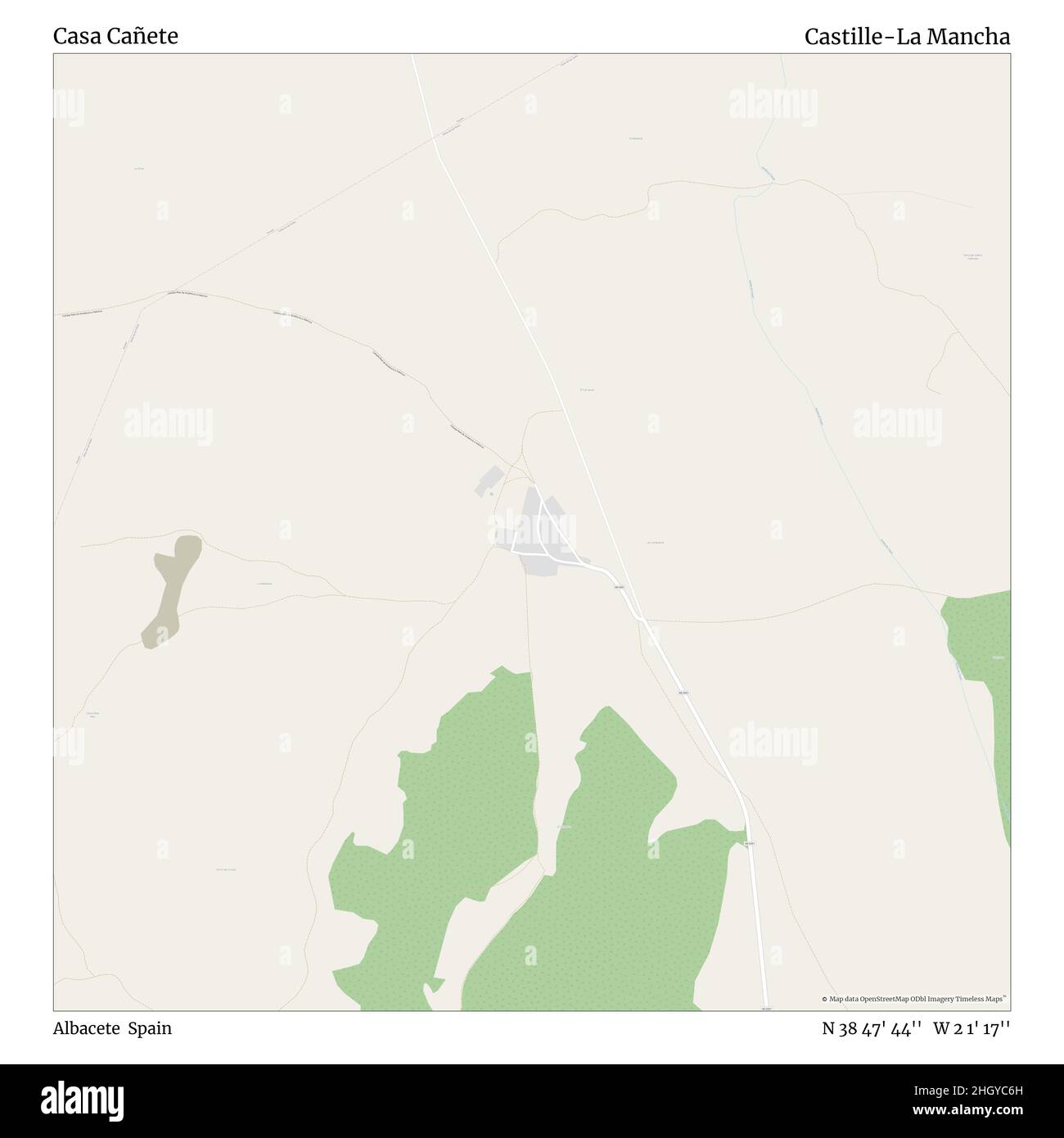 Map of canete hi-res stock photography and images - Alamy