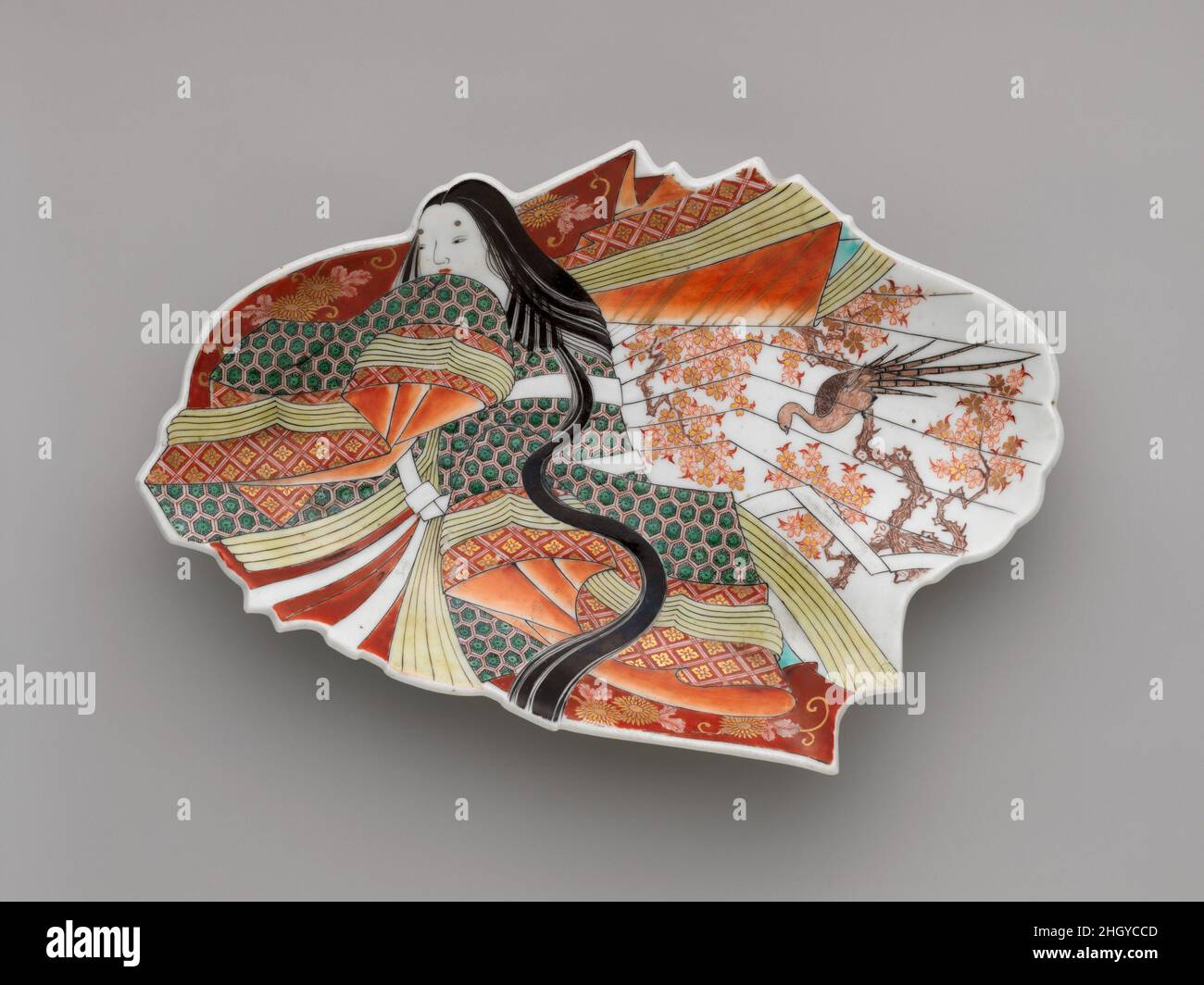 Dish in Shape of Japanese Court Woman ca. 1780 Japan The court women of ...