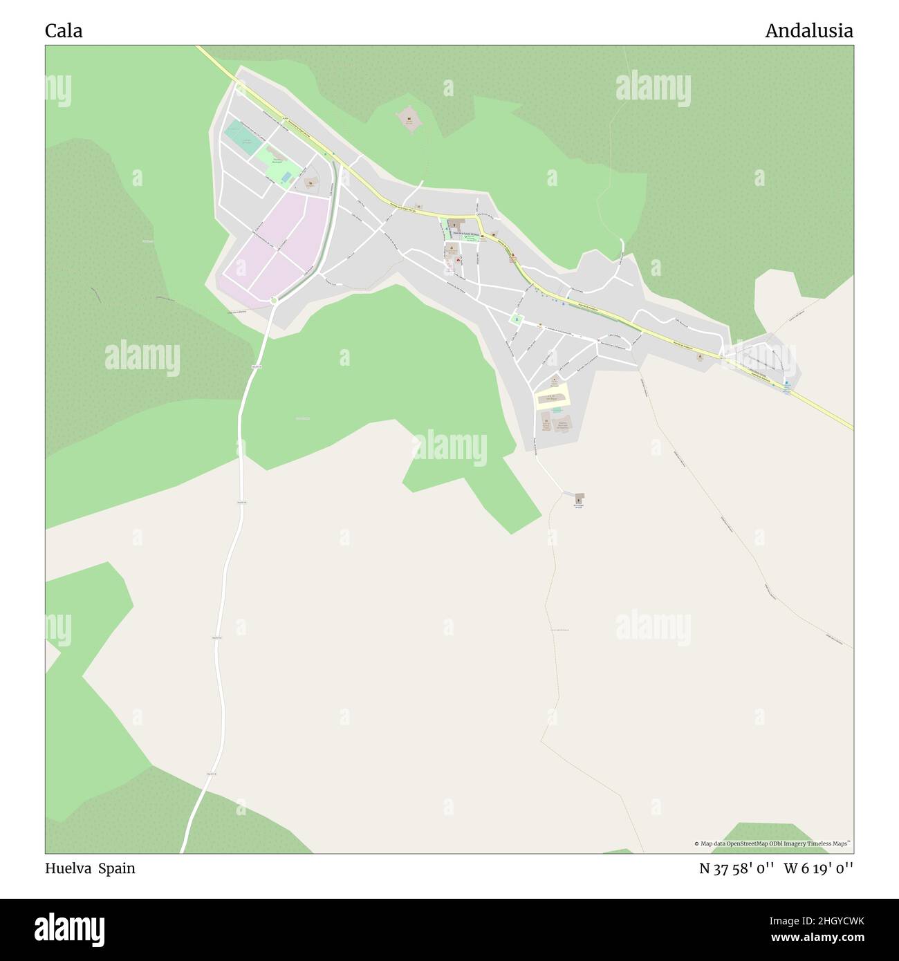 Huelva map hi-res stock photography and images - Alamy