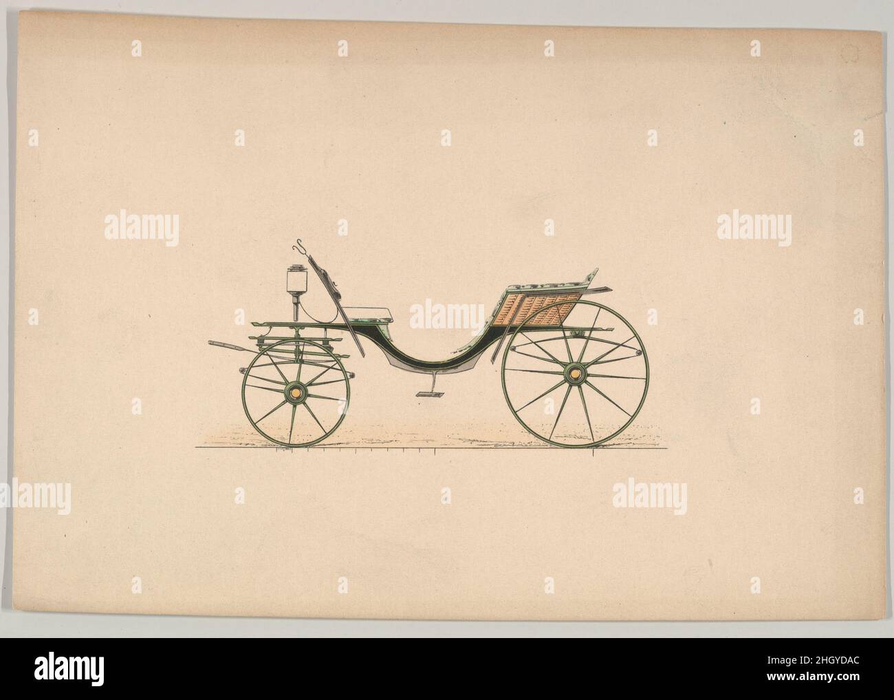 Design for a Phaeton Carriage ca. 1860 Brewster & Company ...