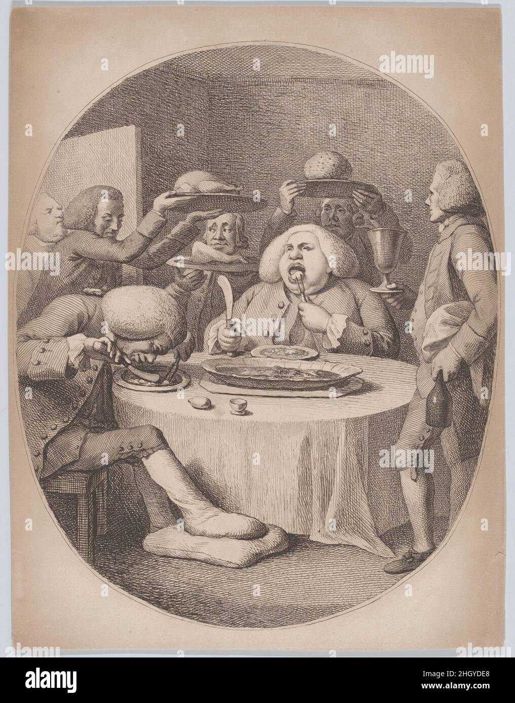 Les Gourmands 1780–1820 Anonymous, British, late 18th century This ...