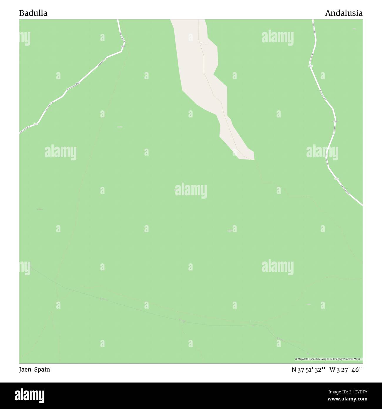 Badulla, Jaen, Spain, Andalusia, N 37 51' 32'', W 3 27' 46'', map ...