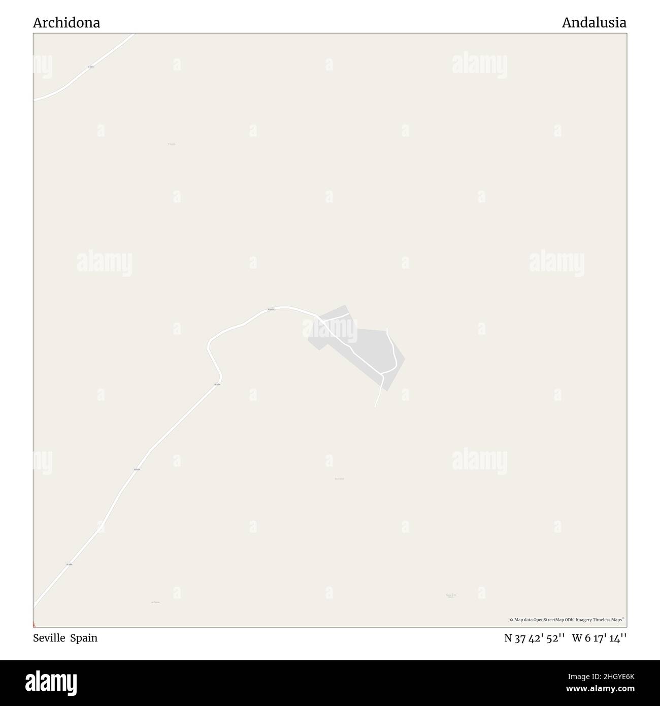 Map of archidona hi-res stock photography and images - Alamy