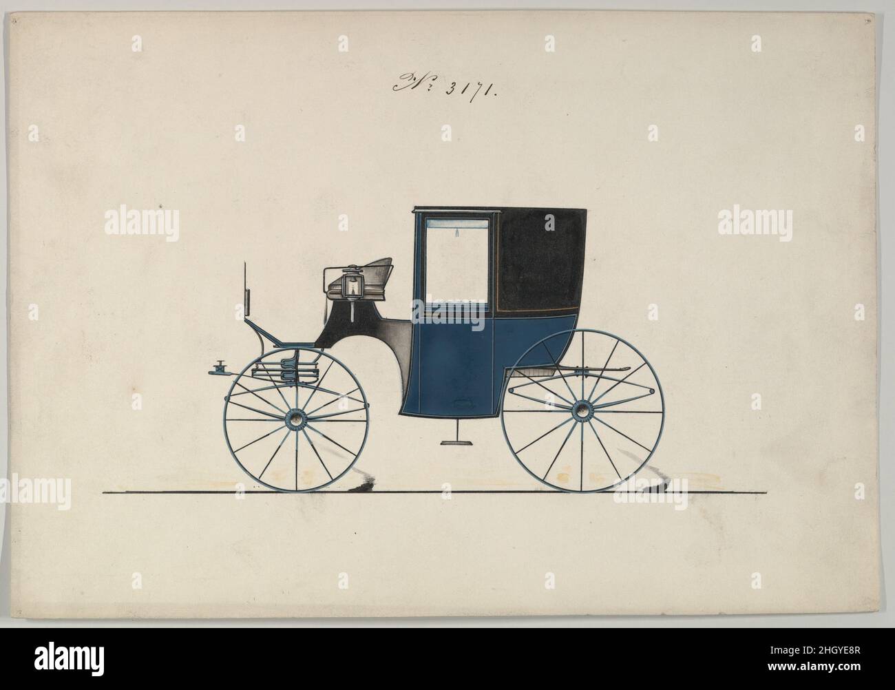 Enclosed horse drawn carriage hi-res stock photography and images - Alamy