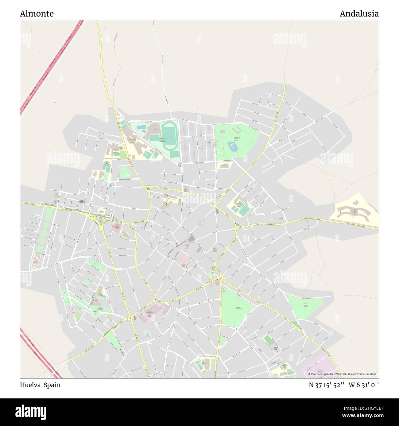 Map of almonte hi-res stock photography and images - Alamy