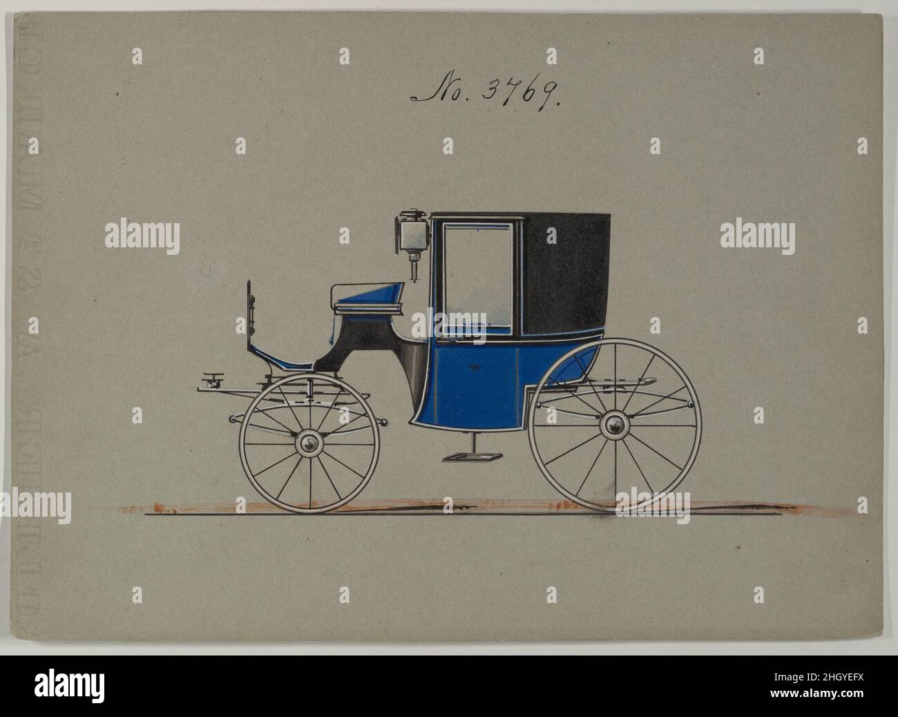 Design for Brougham, no. 3769 1882 Brewster & Co. American Brewster ...