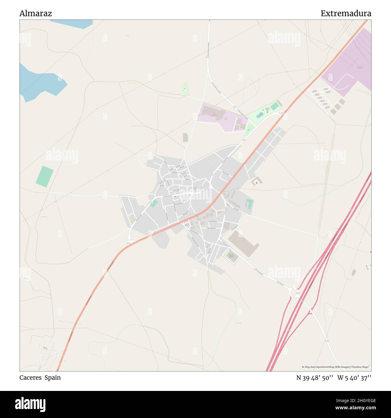 Almaraz map hi-res stock photography and images - Alamy