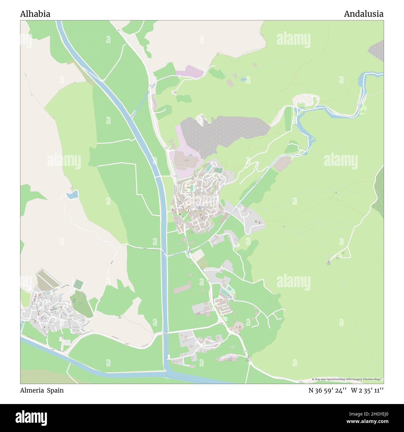 Alhabia, Almeria, Spain, Andalusia, N 36 59' 24'', W 2 35' 11'', map ...