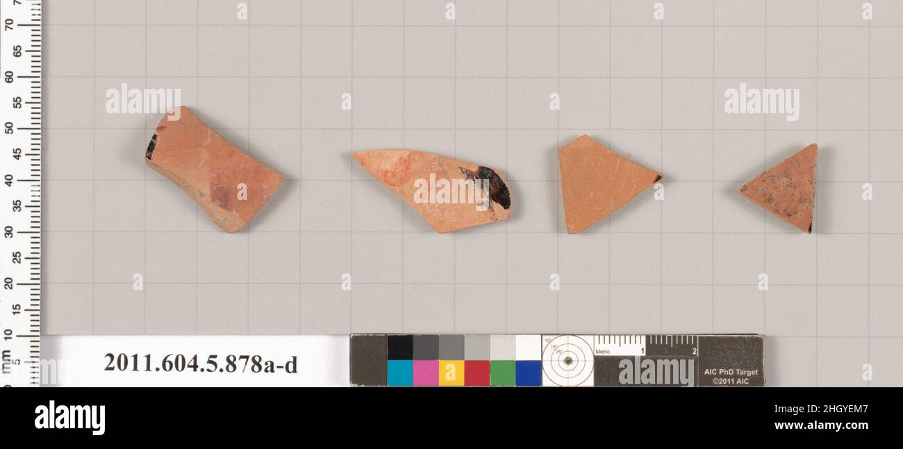 Terracotta fragments of kylikes (drinking cups) 6th/5th centuries B.C ...