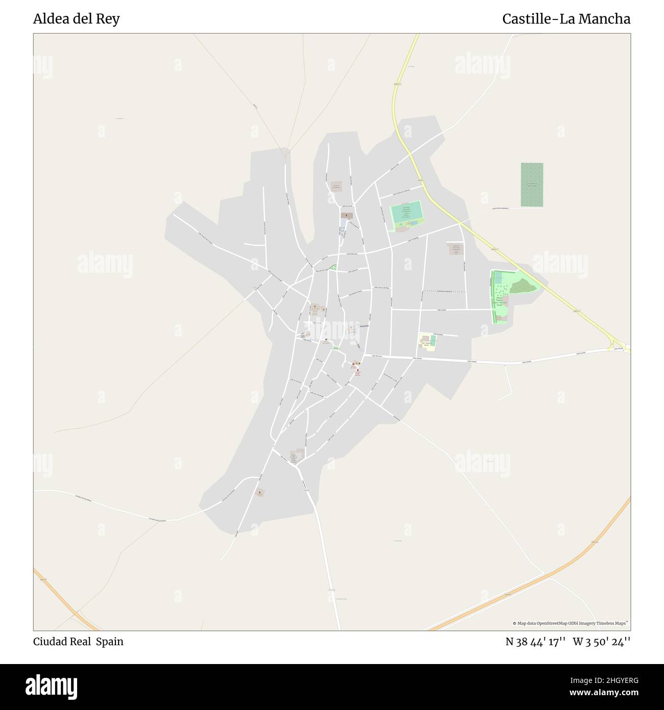 Aldea del Rey, Ciudad Real, Spain, Castille-La Mancha, N 38 44' 17'', W ...