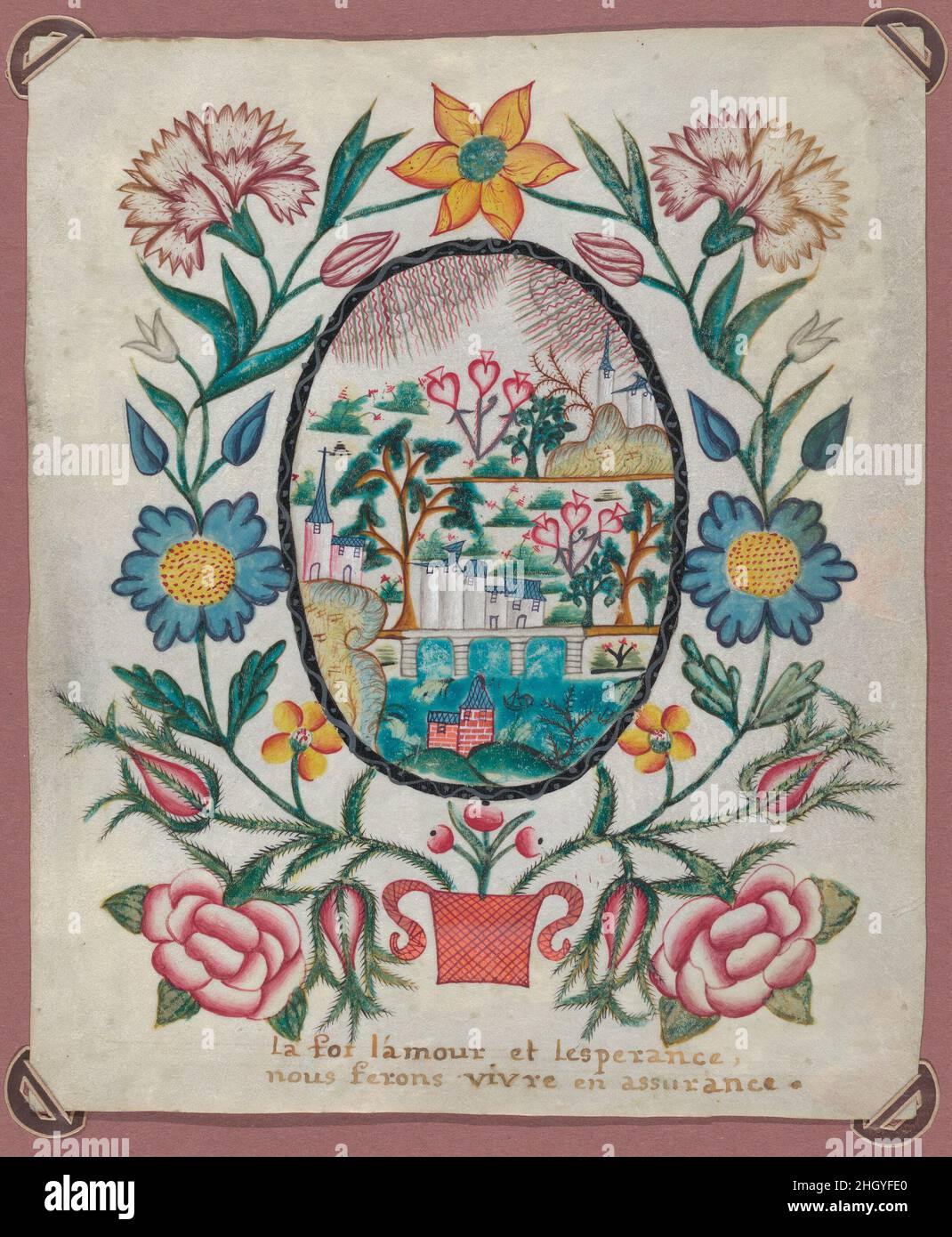 Valentine ca. 1775 Anonymous, French, 18th century This hand-painted ...