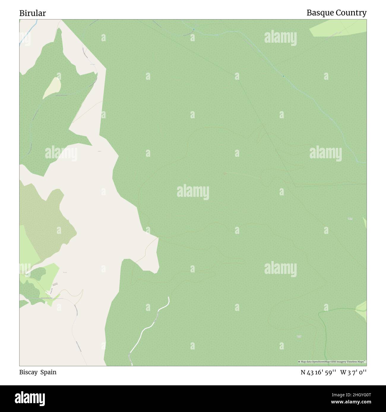 Birular, Biscay, Spain, Basque Country, N 43 16' 59'', W 3 7' 0'', map ...