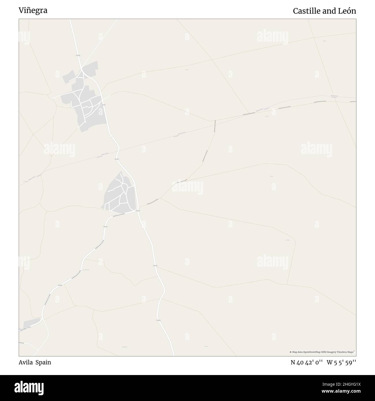 Map of avila spain hi-res stock photography and images - Alamy