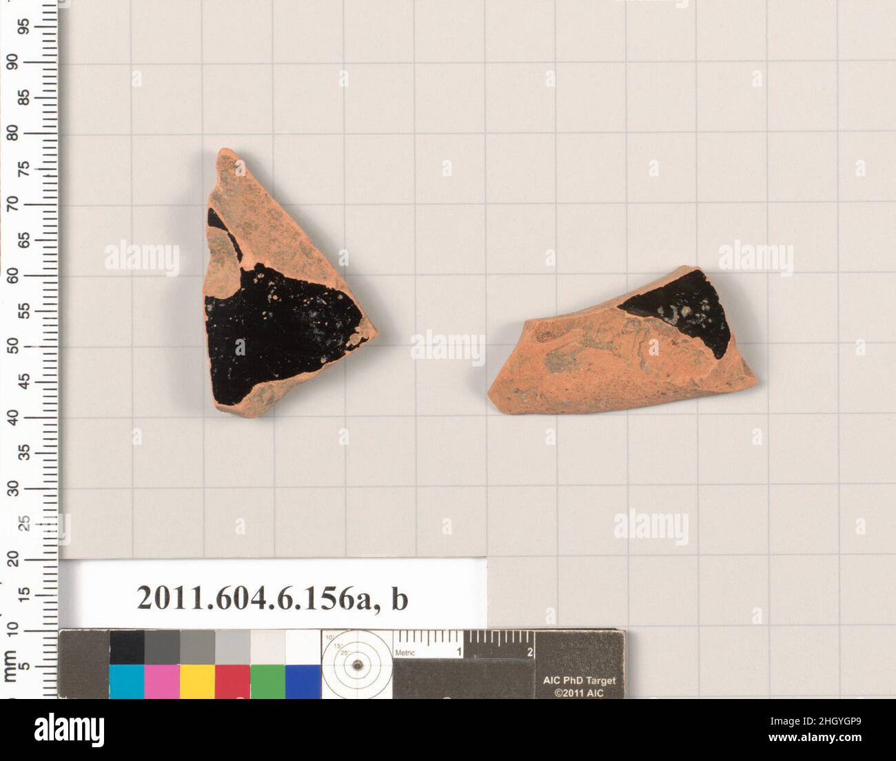 Terracotta fragments of open shapes 6th/5th centuries B.C. Greek, Attic ...