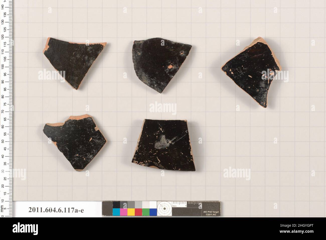 Terracotta fragments of closed shapes 6th/5th centuries B.C. Greek ...