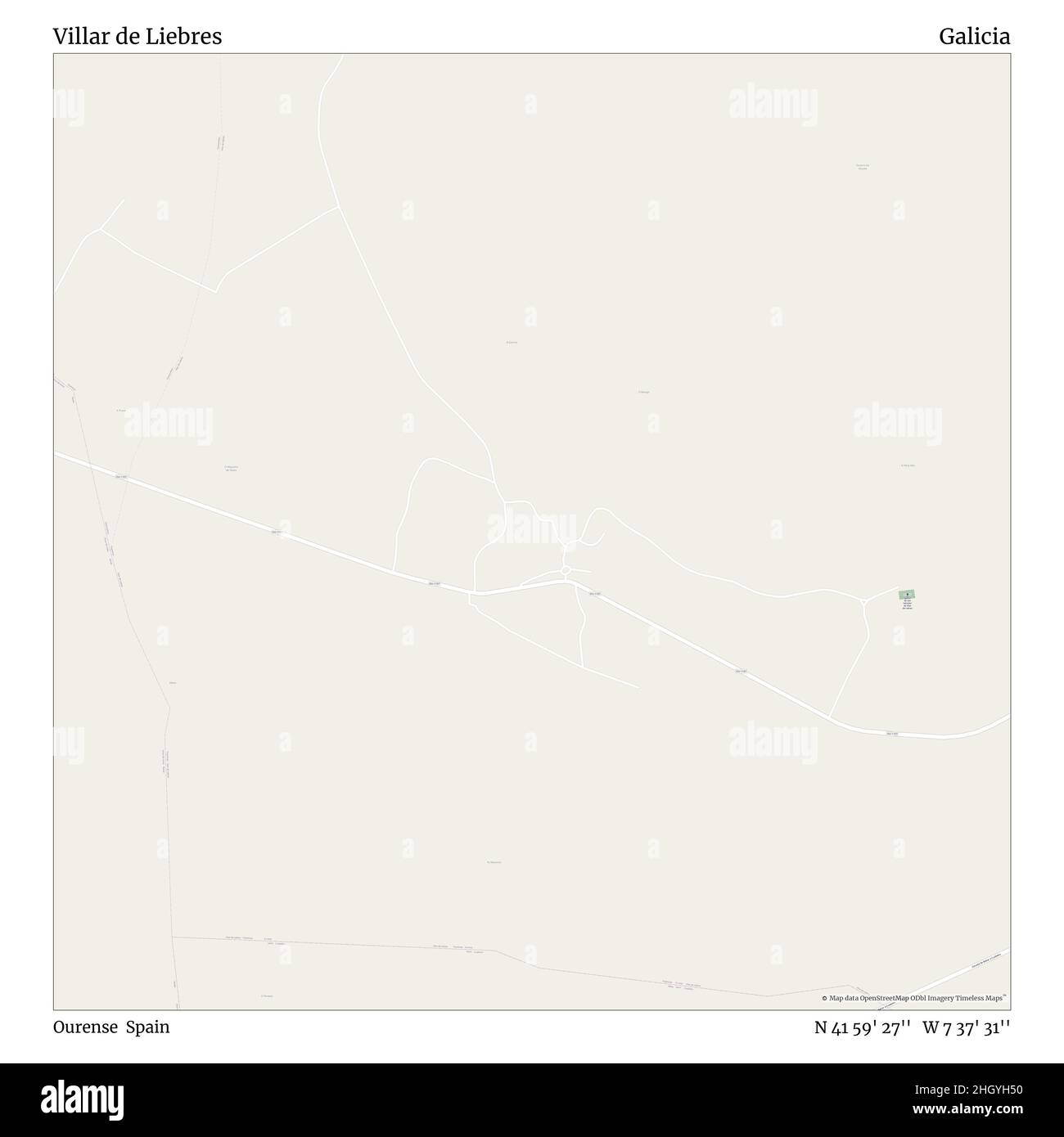 Villar de Liebres, Ourense, Spain, Galicia, N 41 59' 27'', W 7 37' 31 ...