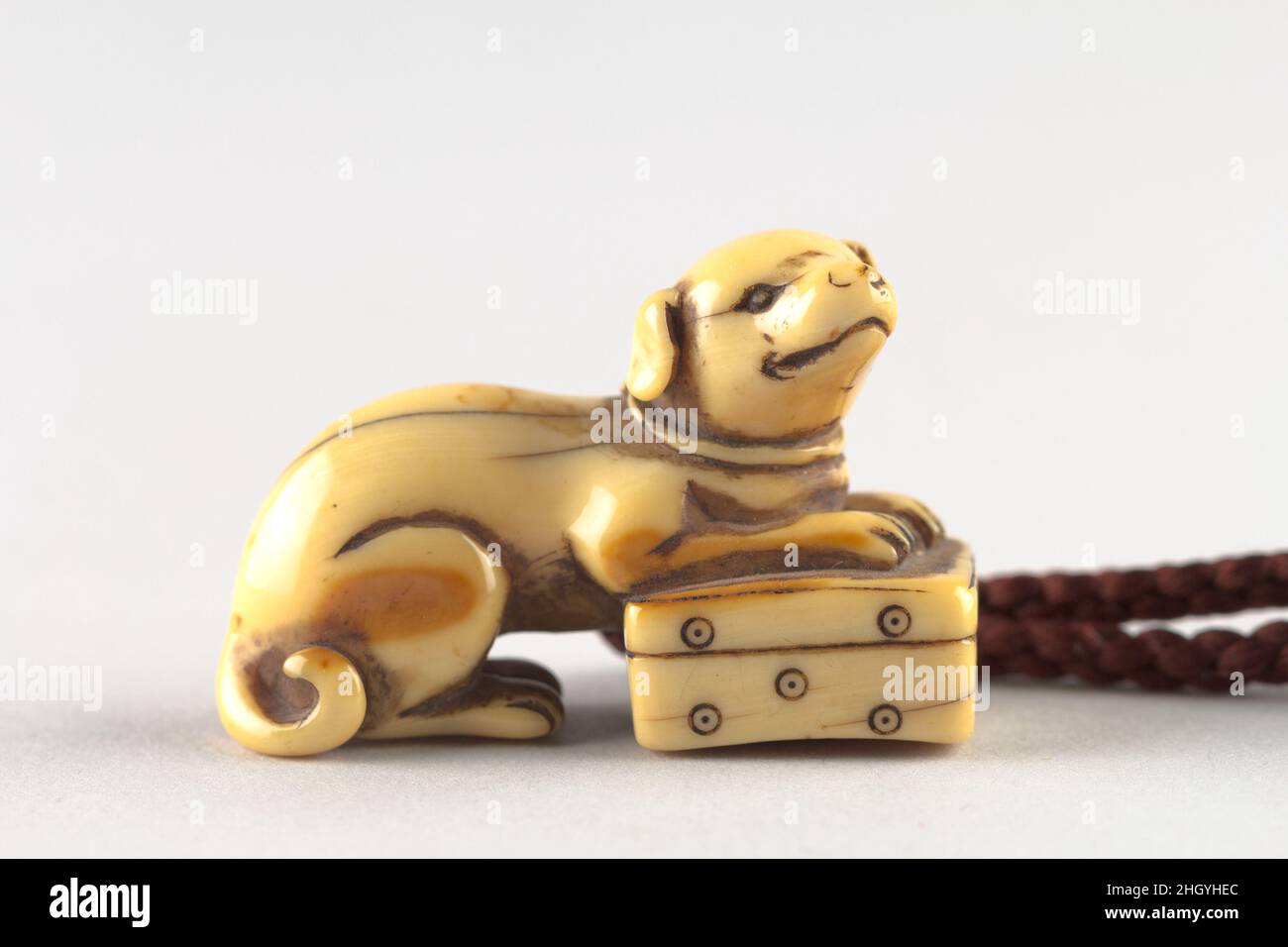 Netsuke in the Shape of a Dog 19th century Japan. Netsuke in the Shape ...
