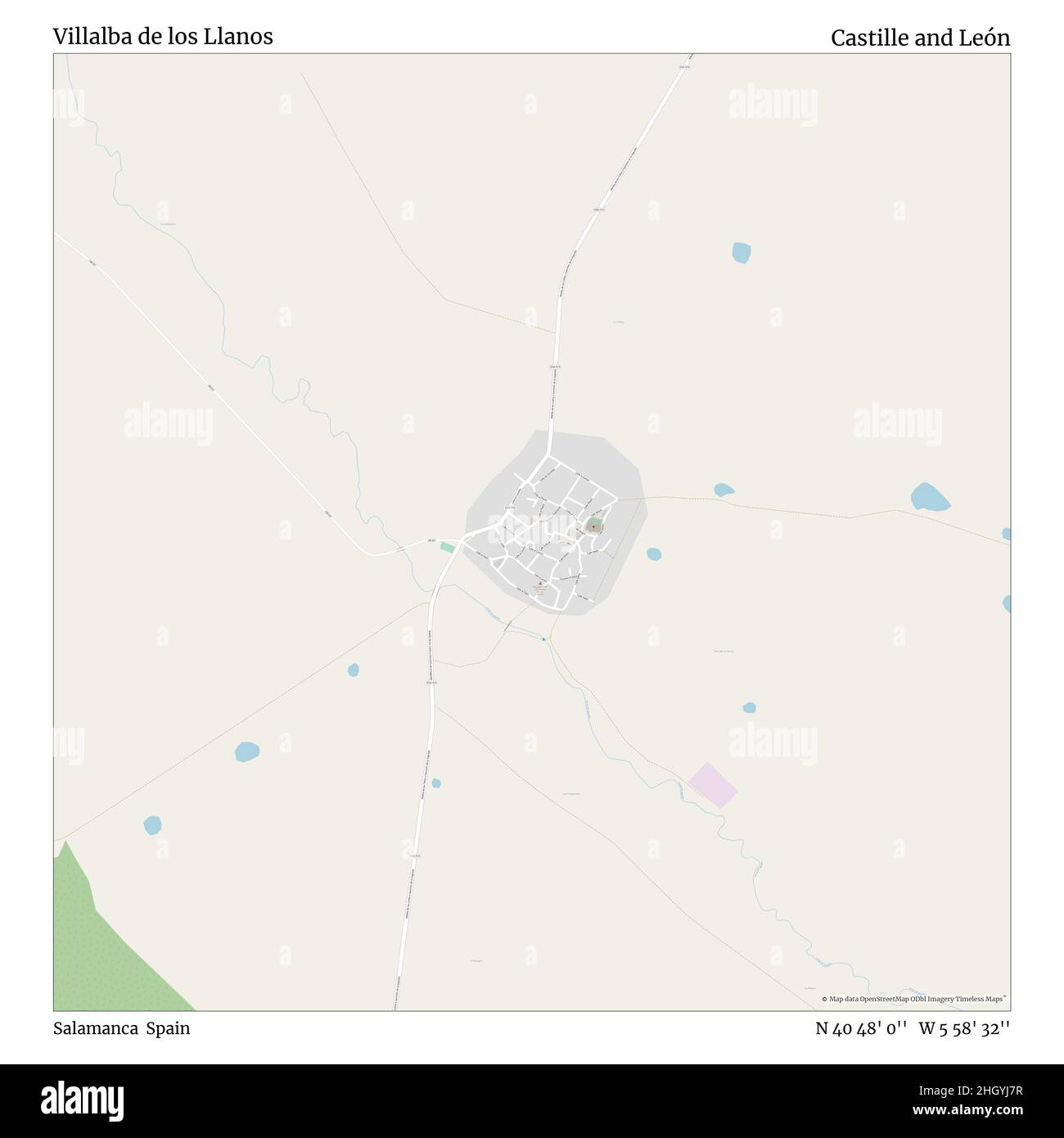 Map of villalba spain hi-res stock photography and images - Alamy