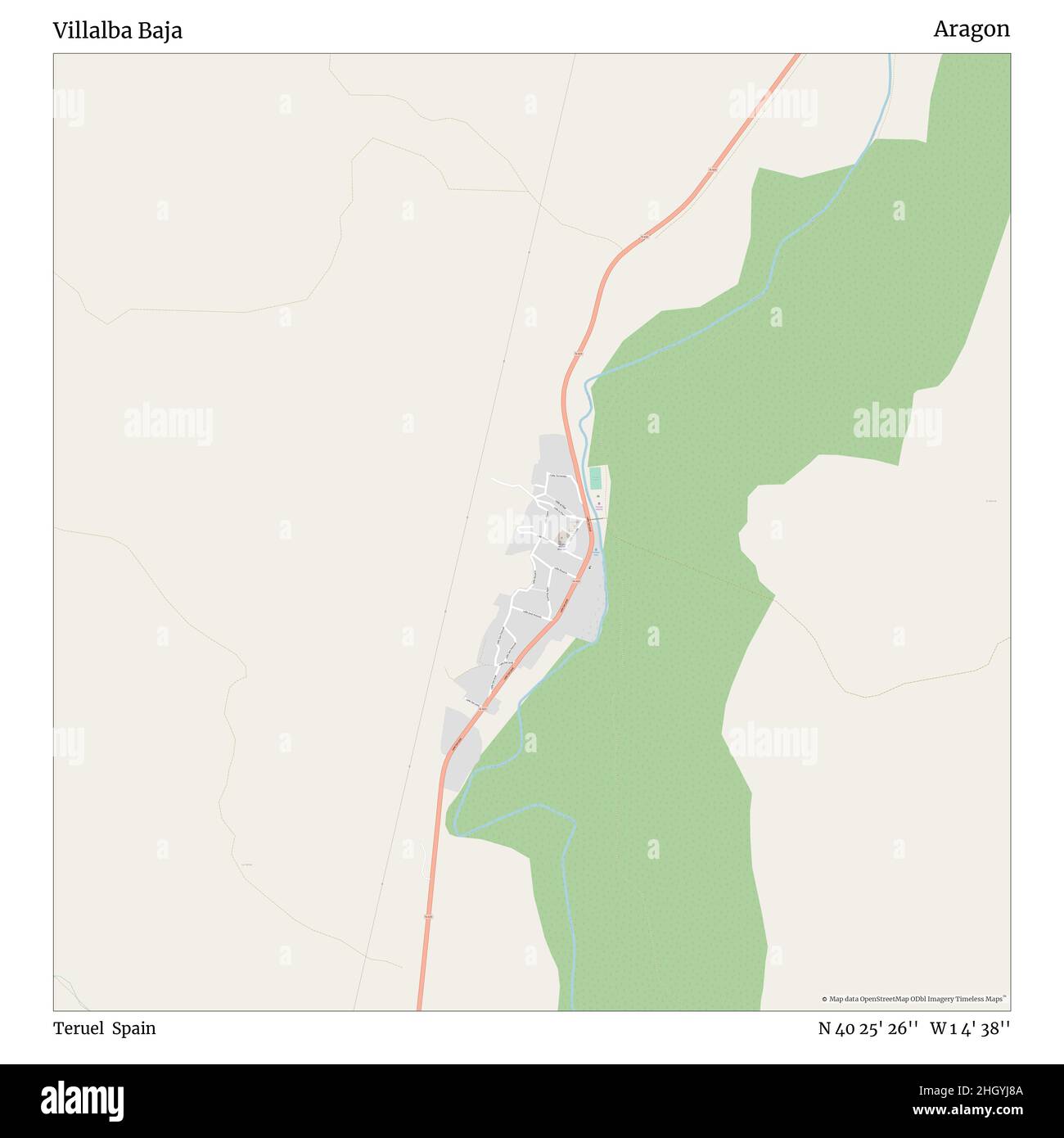 Map of villalba spain hi-res stock photography and images - Alamy