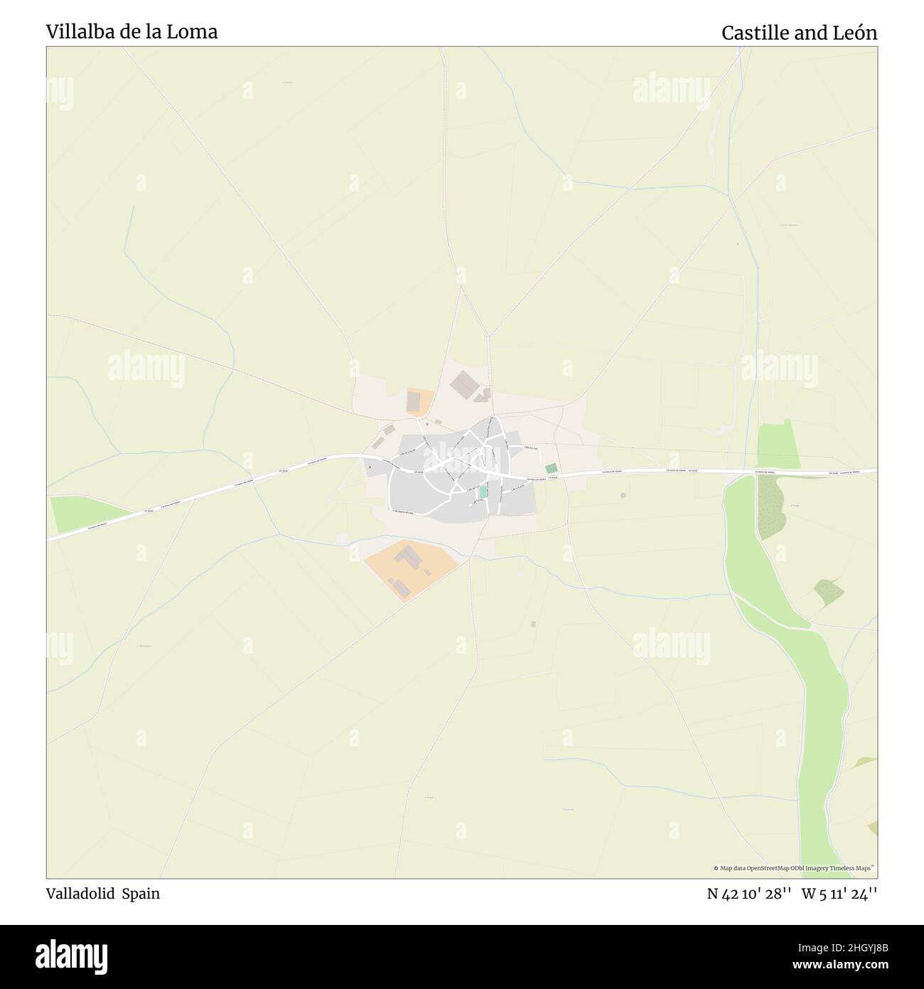 Map of villalba spain hi-res stock photography and images - Alamy