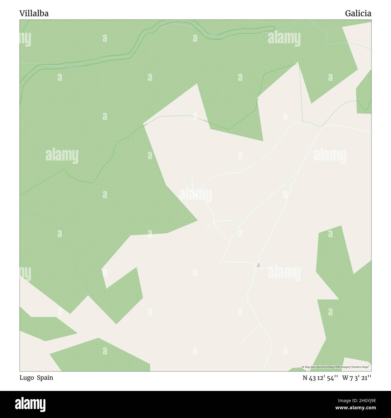 Map of villalba spain hi-res stock photography and images - Alamy