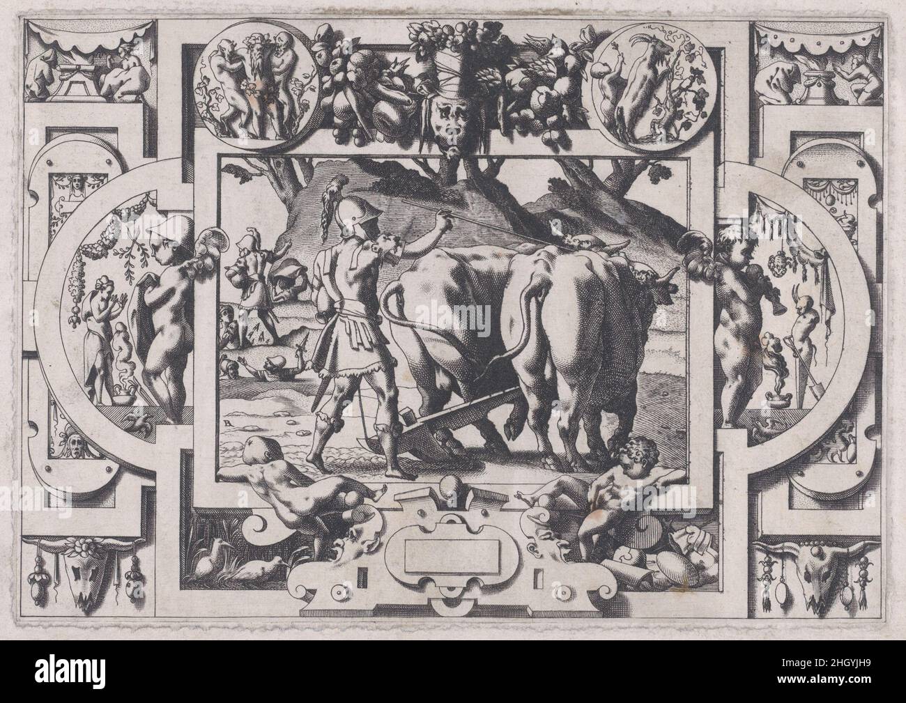 Jason Sows the Dragon's Teeth (Jason les dompte et sous le joug enserre ...