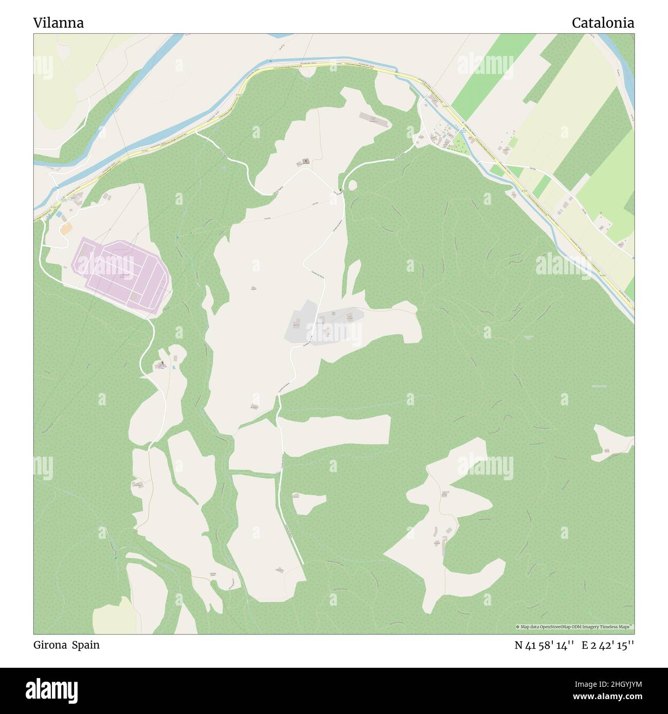 Girona spain map hi-res stock photography and images - Alamy