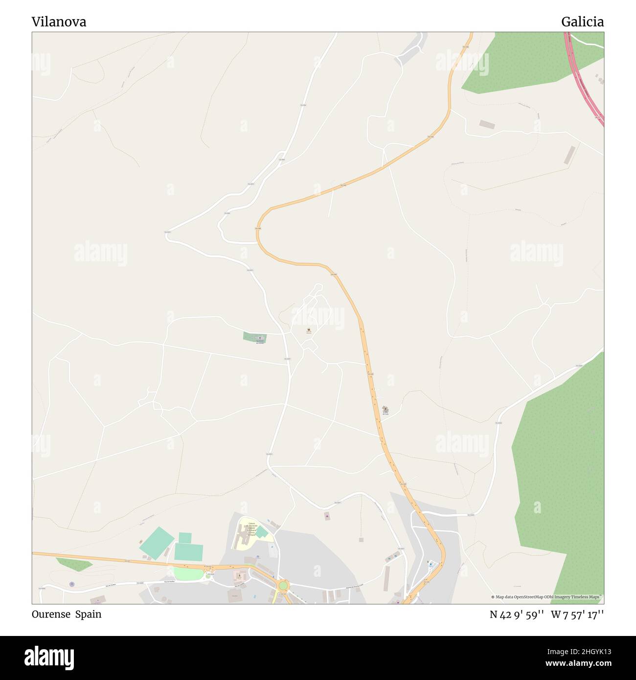 Map of galicia hi-res stock photography and images - Alamy